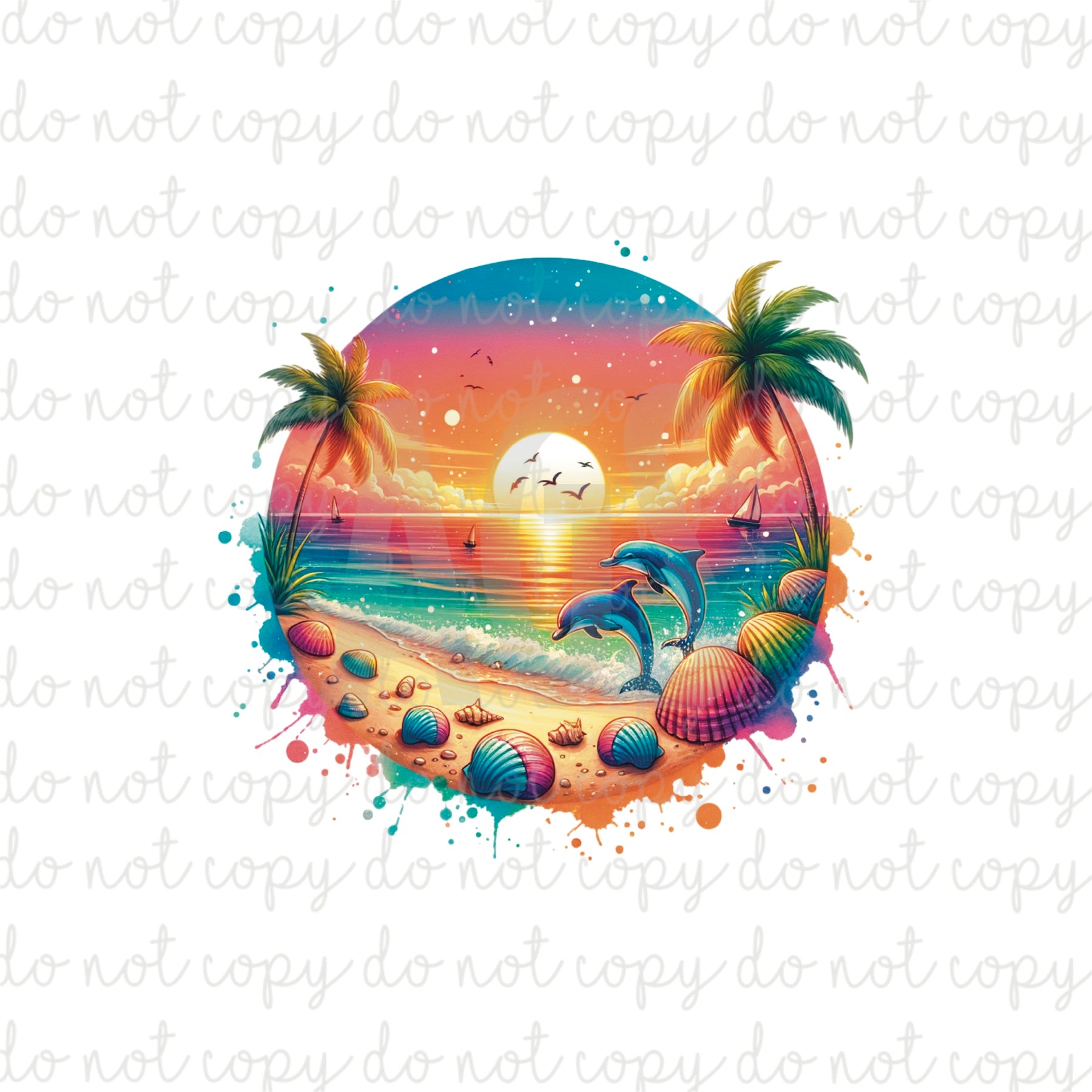 DECAL 148 Sunset Dreams - May UV Sub box – Alana's Gift Shop