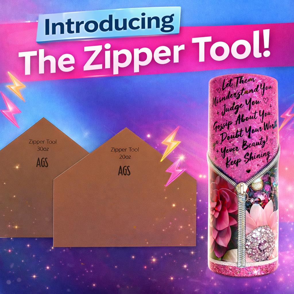 Acrylic Tool- Zipper Template – Alana's Gift Shop